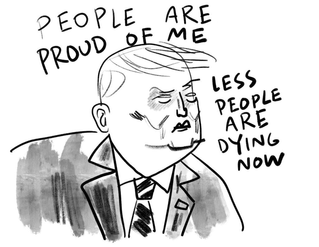 Live Drawing The First Presidential Debate
