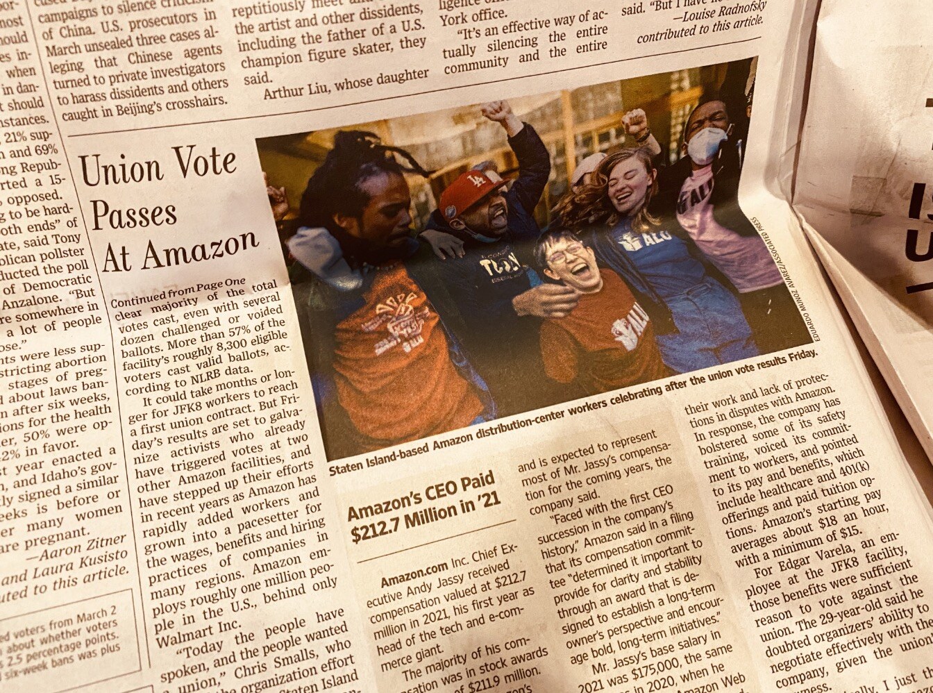 How the Amazon Labor Union Defeated the Bezos Behemoth