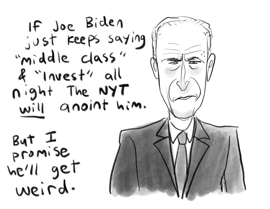 LIVE-DRAWING THE DEC. 19 DEBATE