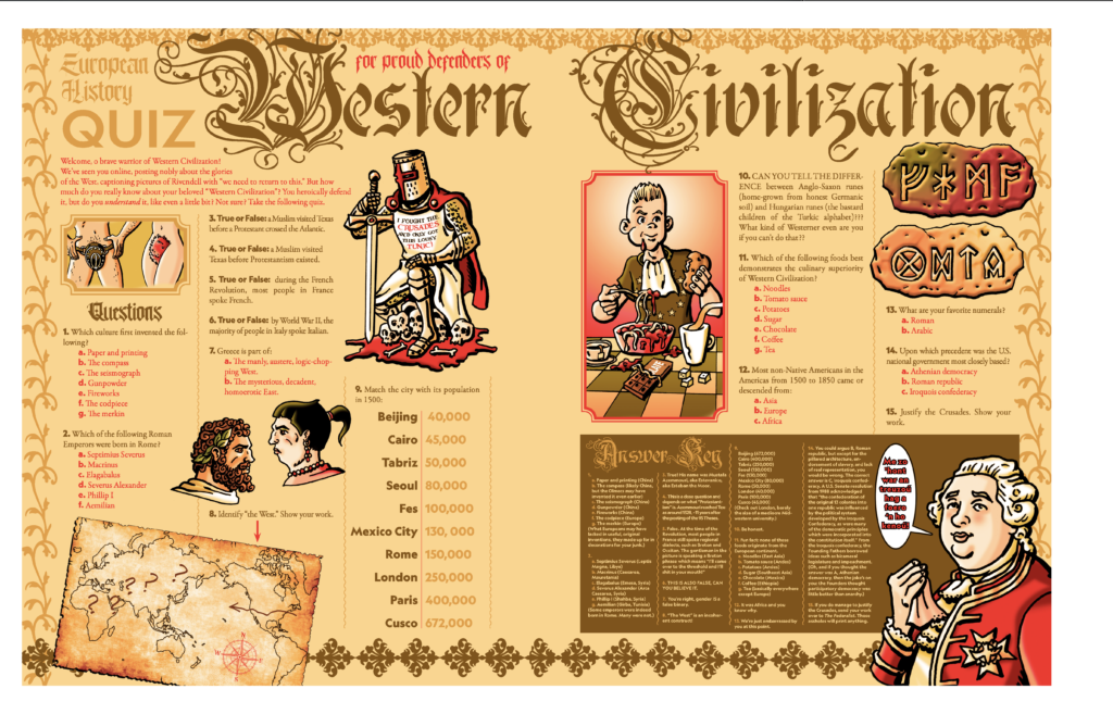 European History Quiz for Proud Defenders of Western Civilization