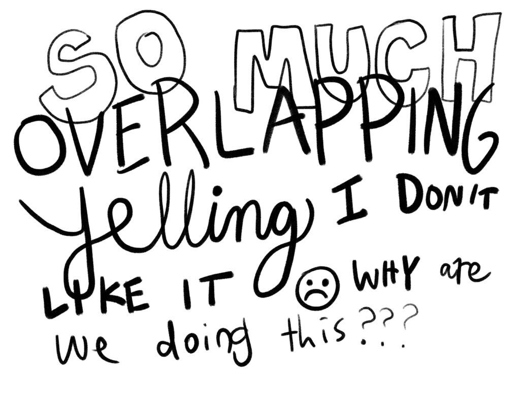 Live Drawing The First Presidential Debate