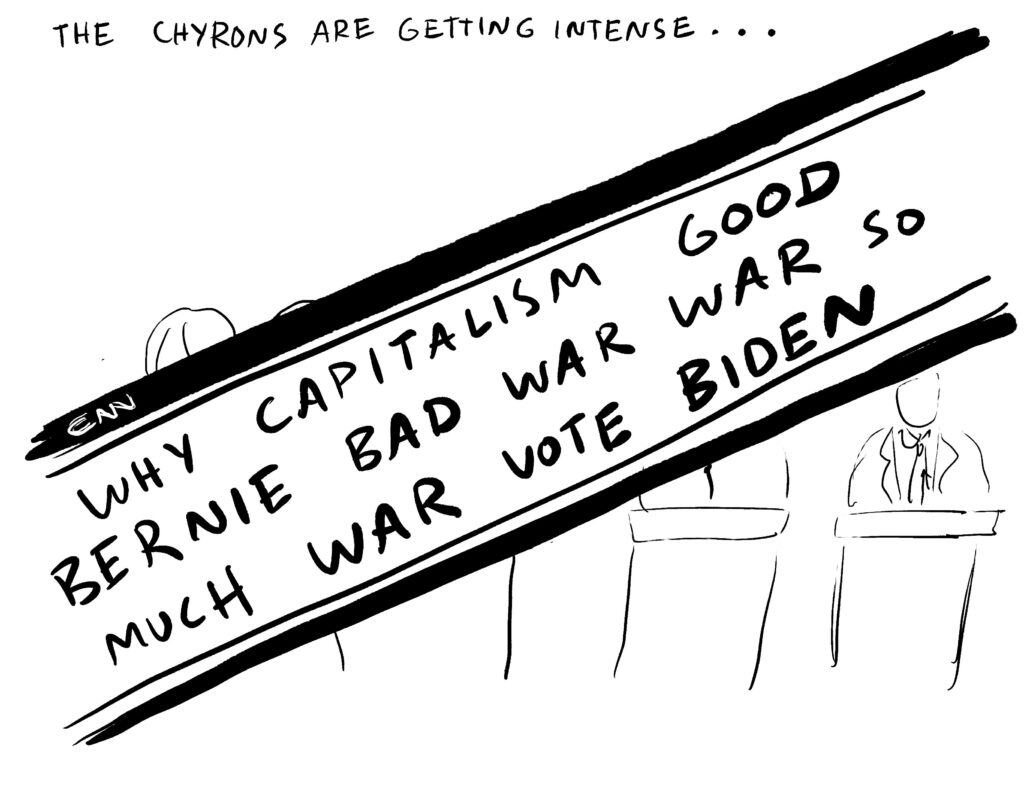 Live-Drawing The January Democratic Debate